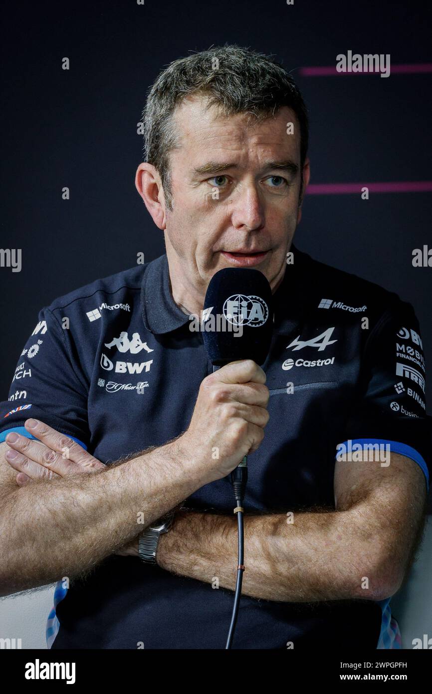 Jeddah, Saudi Arabia. 7th Mar, 2024. Bruno Famin (FRA, BWT Alpine F1 ...