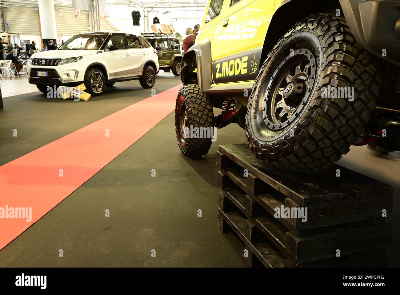 Carrara, Tuscany, Italy, 21 April, 2023, at the Carrara Exhibition ...