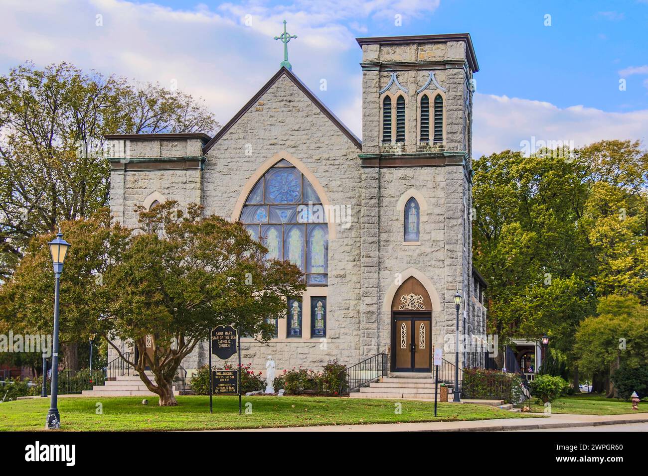 Saint Mary Star of the Sea Catholic Church in Fort Monroe, Virginia ...