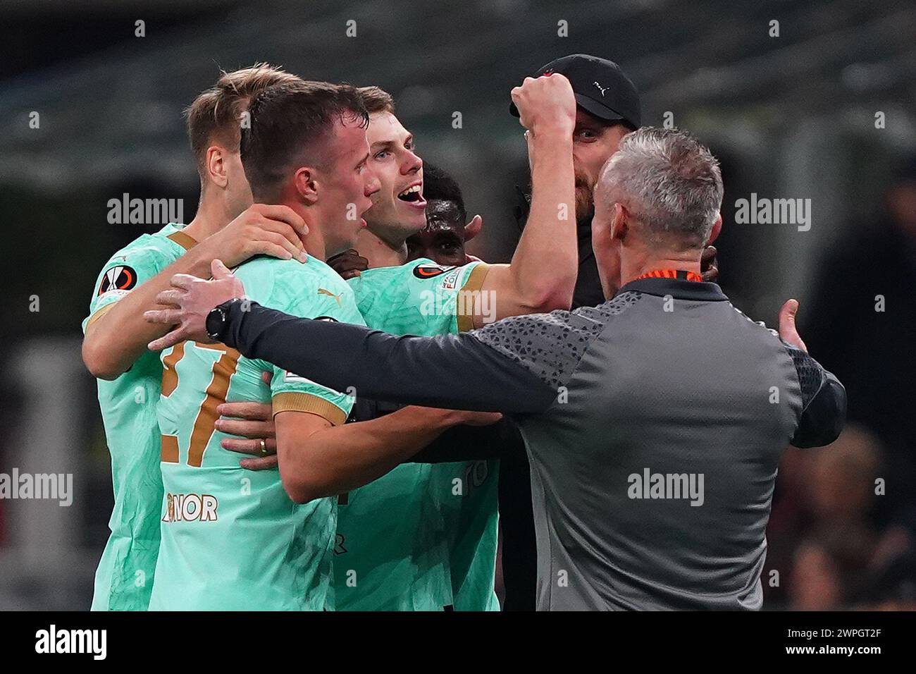 Milan, Italia. 07th Mar, 2024. David Doudera ( Slavia Praga ...