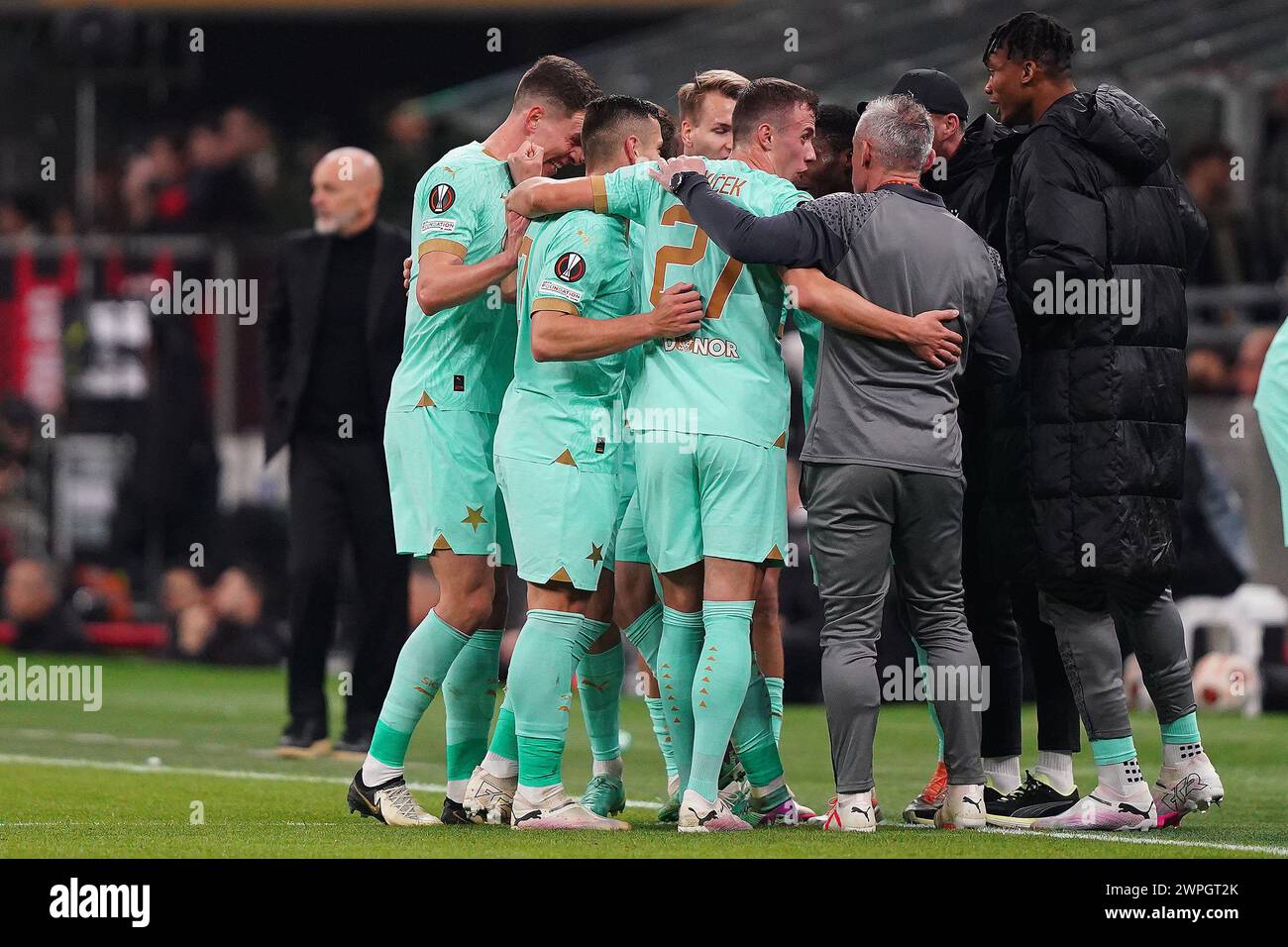 Milan, Italia. 07th Mar, 2024. David Doudera ( Slavia Praga ...