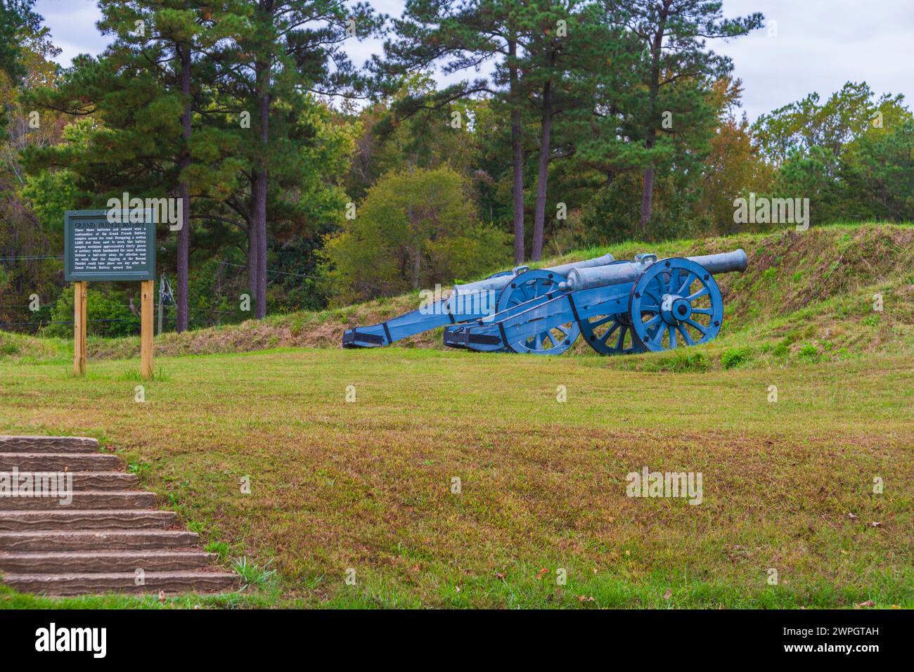 Historic Yorktown Battlefield in the Colonial National Historical Park ...