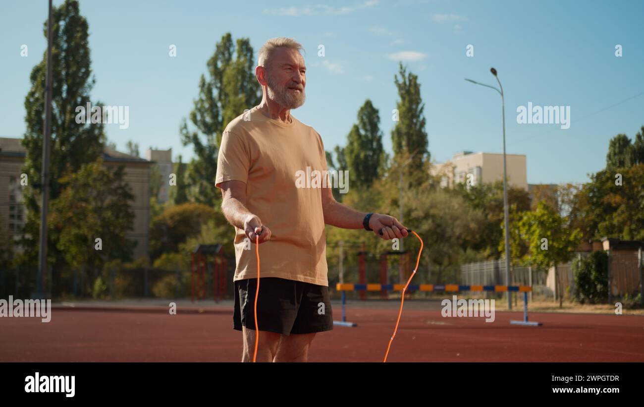 Male athlete legs skipping jump hi-res stock photography and images - Alamy
