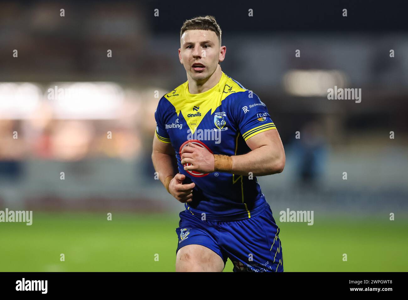 George Williams of Warrington Wolves during the Betfred Super League ...