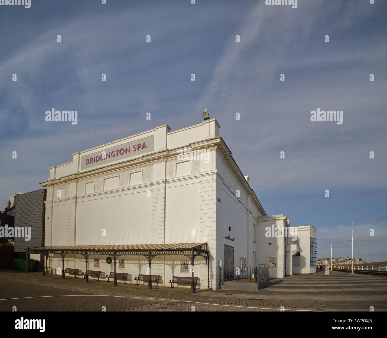 Bridlington Spa in the seaside town in the East Riding of Yorkshire UK ...