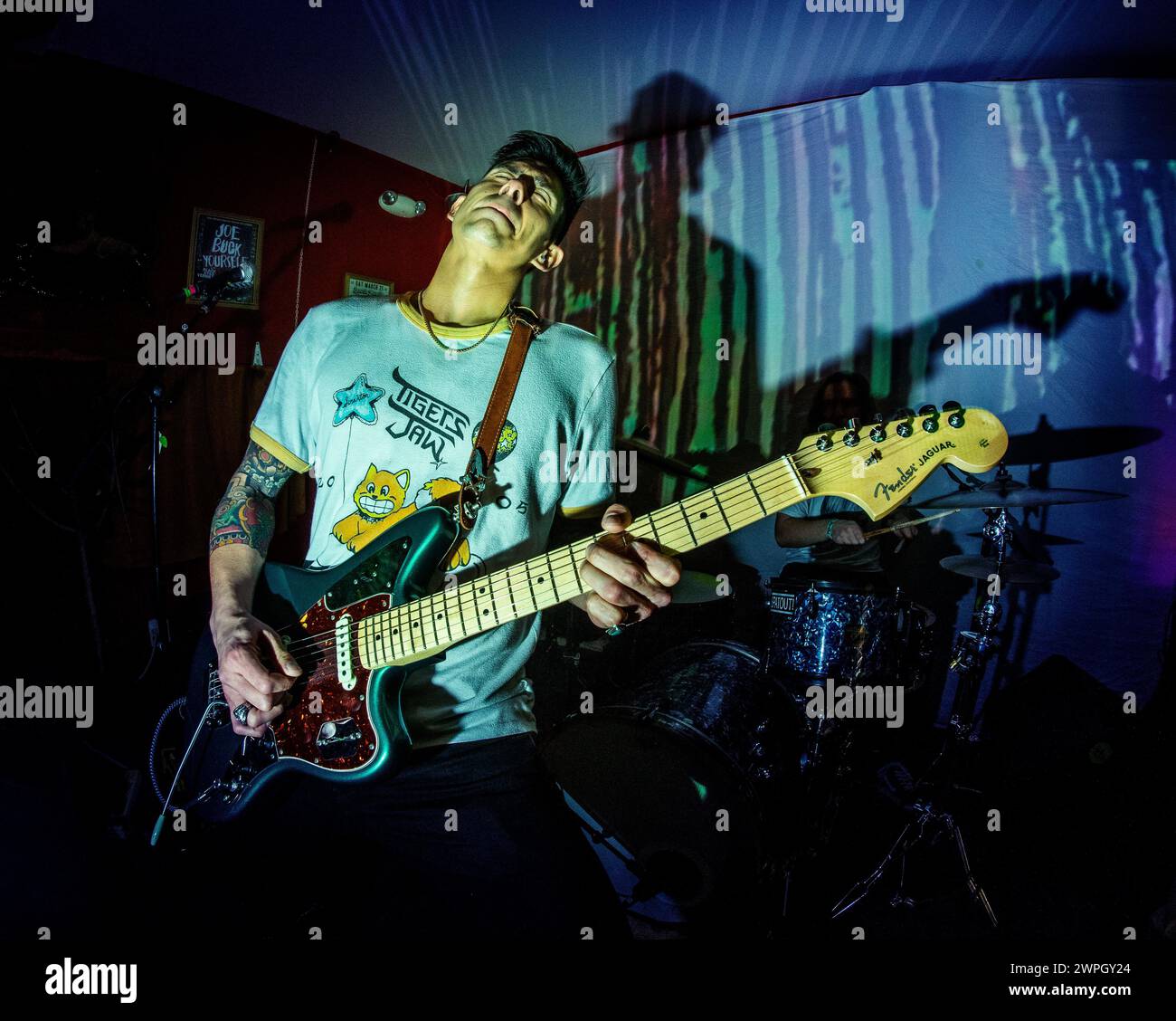 The band DIE SPITZ performs at the FarOut Lounge, Austin, Texas Stock ...