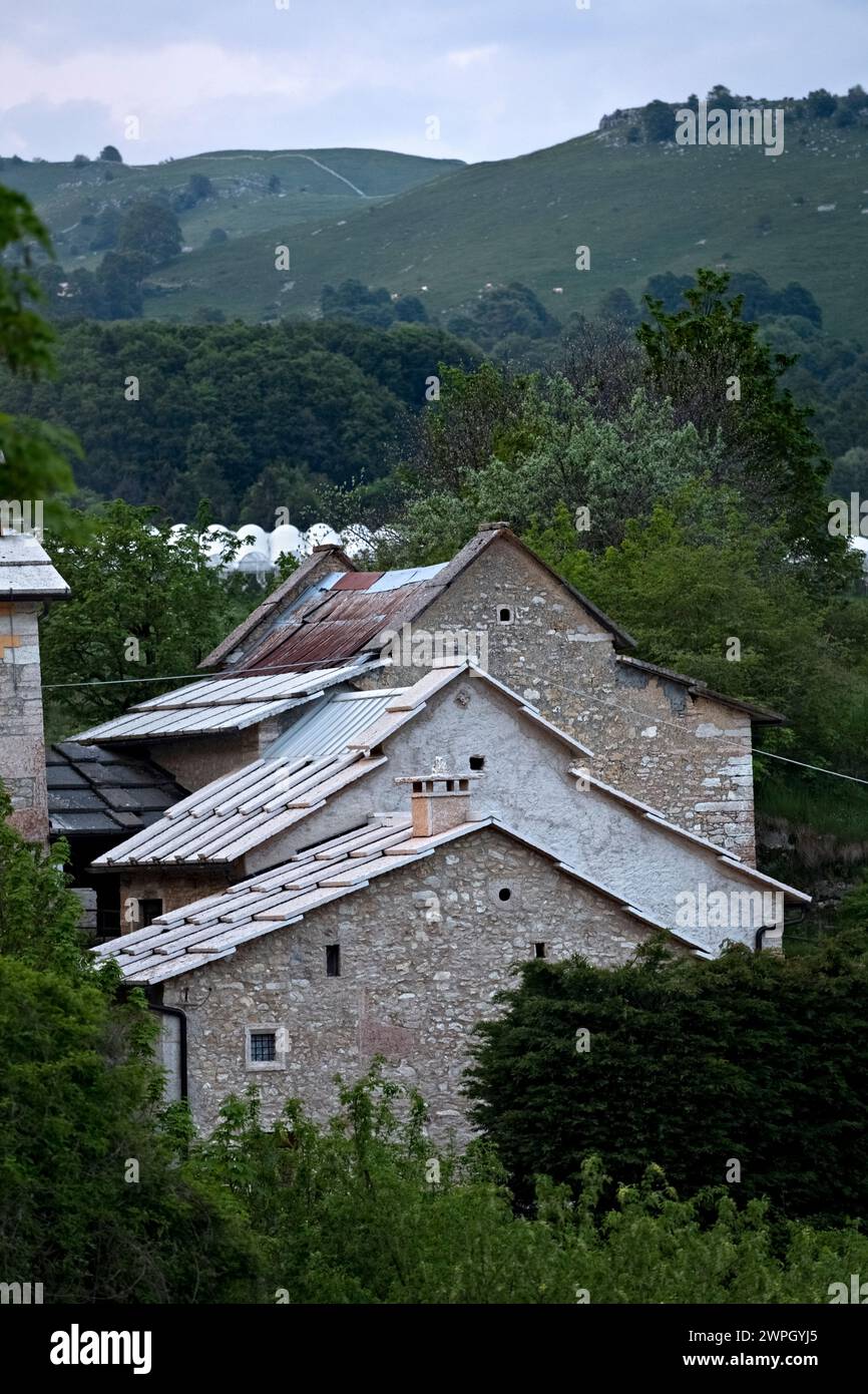 Cimbrian villages hi-res stock photography and images - Alamy