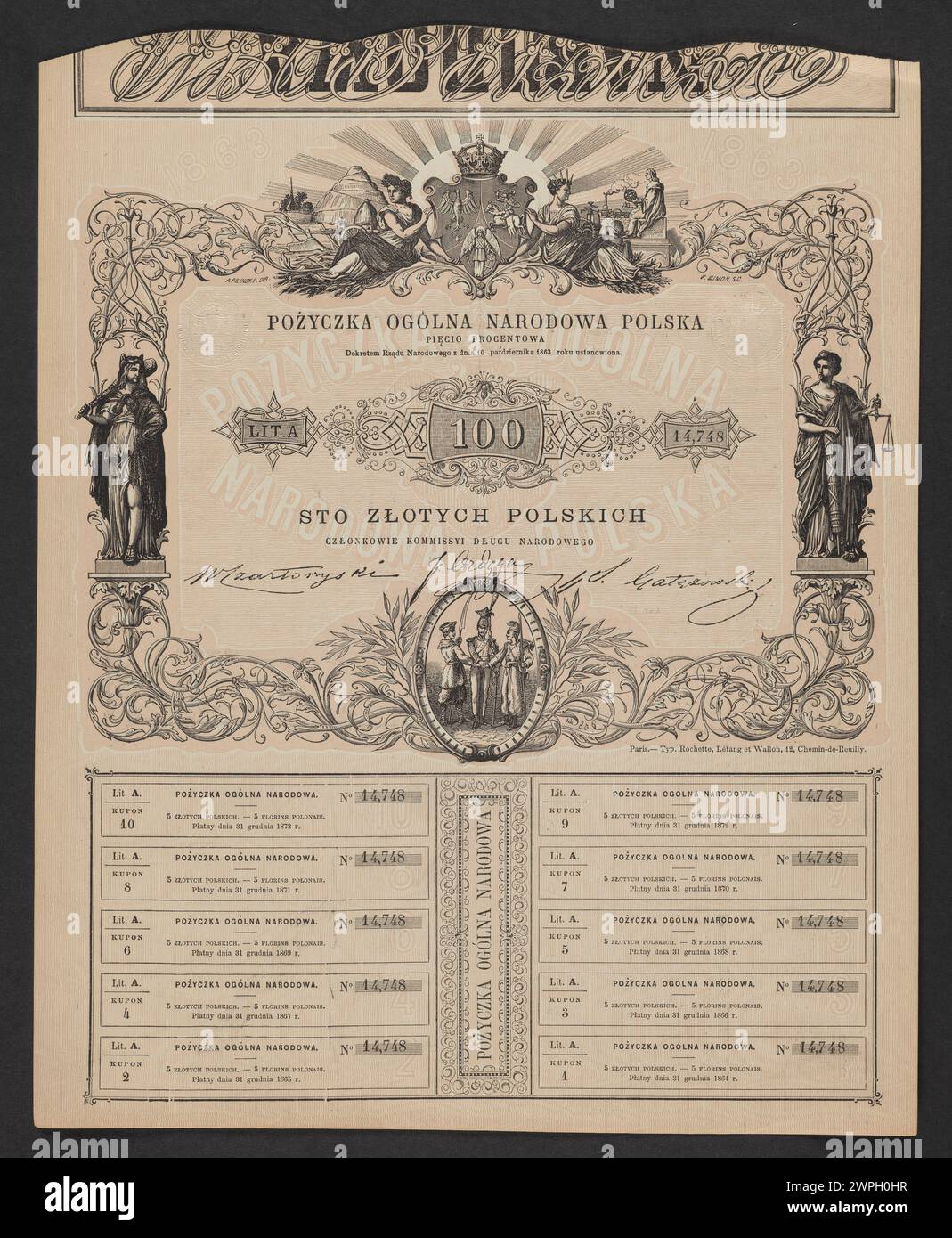 This 1863 Polish government-issued object represents General Polish ...