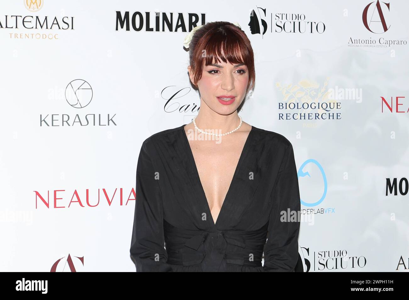 Rappresentation - Photocall Afrodite Awards Andrea Delogu during the photocall for the Afrodite ...