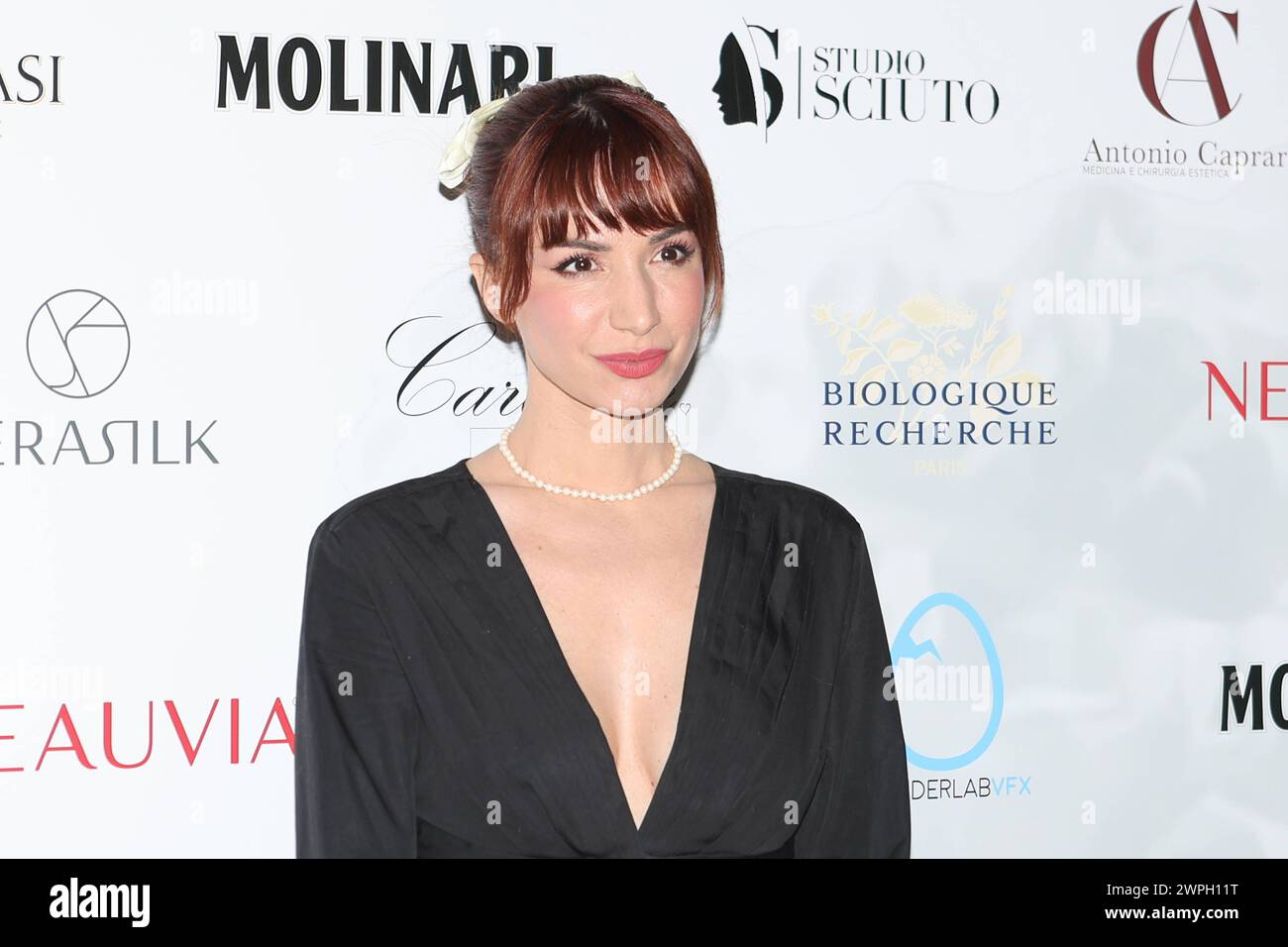 Rappresentation - Photocall Afrodite Awards Andrea Delogu during the photocall for the Afrodite ...