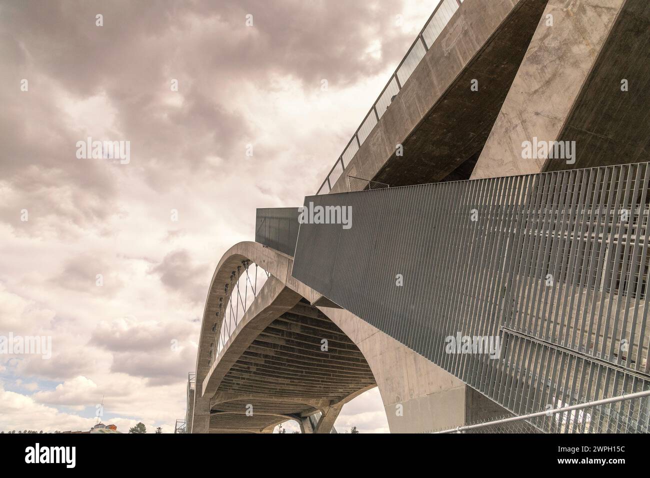 Los Angeles, CA, USA – March 6, 2024: The Sixth Street Viaduct is a ...