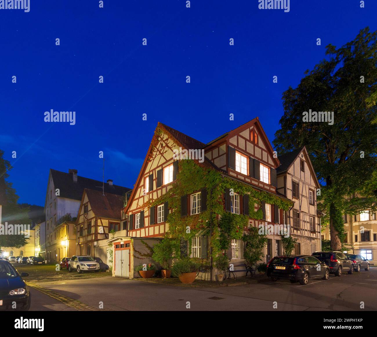 houses in Oberstadt Upper Town Bregenz Bodensee Lake Constance ...