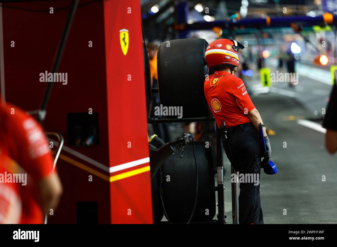 Jeddah, Saudi Arabia. 7th Mar, 2024. Scuderia Ferrari team, F1 Grand ...