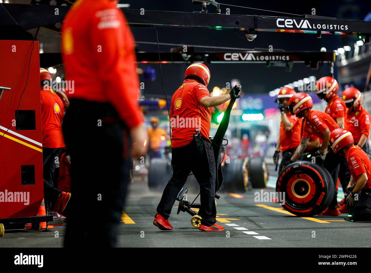 Jeddah, Saudi Arabia. 7th Mar, 2024. Scuderia Ferrari team, F1 Grand ...