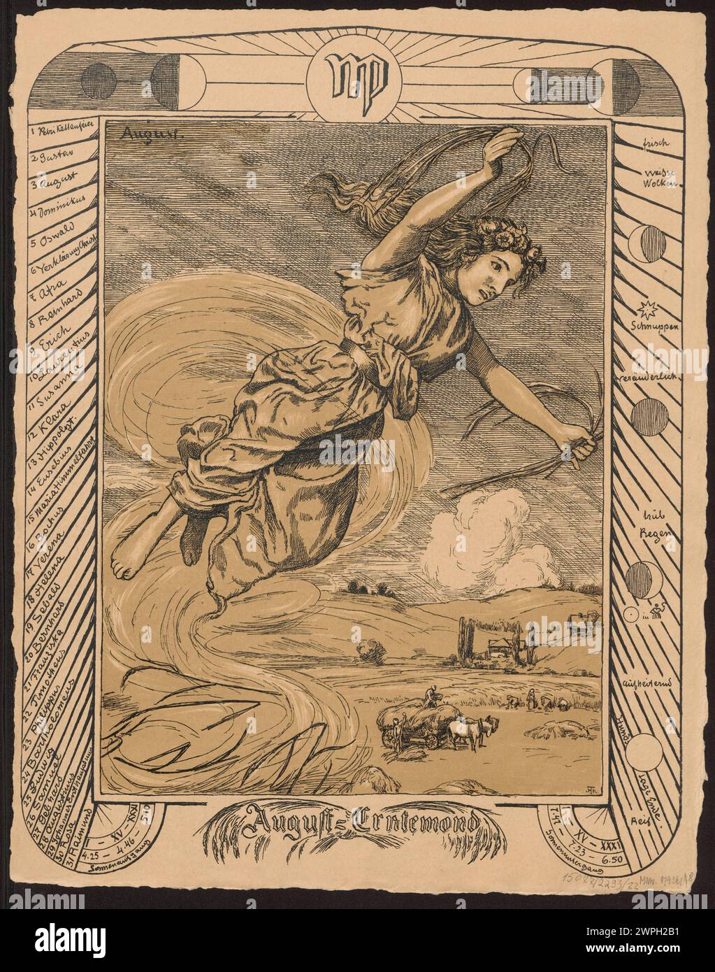 Allegorical representation signs zodiac from hi-res stock photography ...