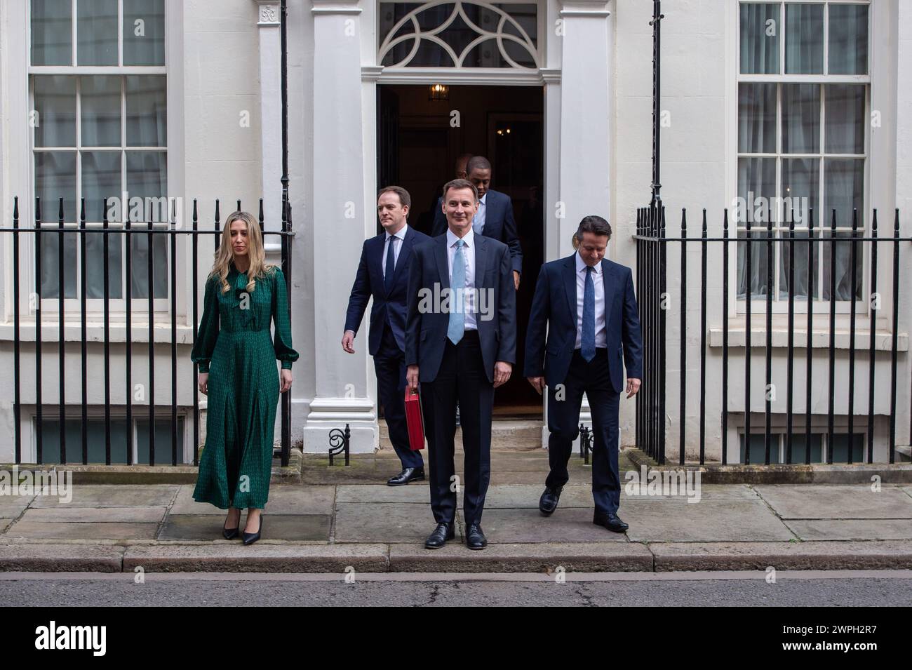 Chancellor of the Exchequer Jeremy Hunt presents the Spring Budget with ...