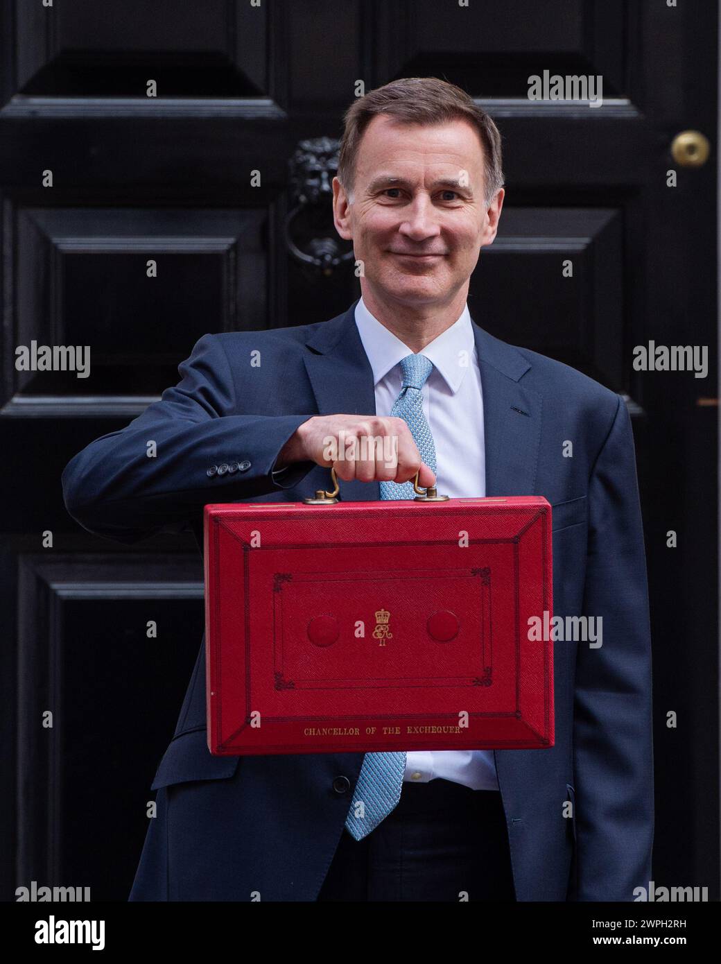 Chancellor of the Exchequer Jeremy Hunt presents the Spring Budget with ...
