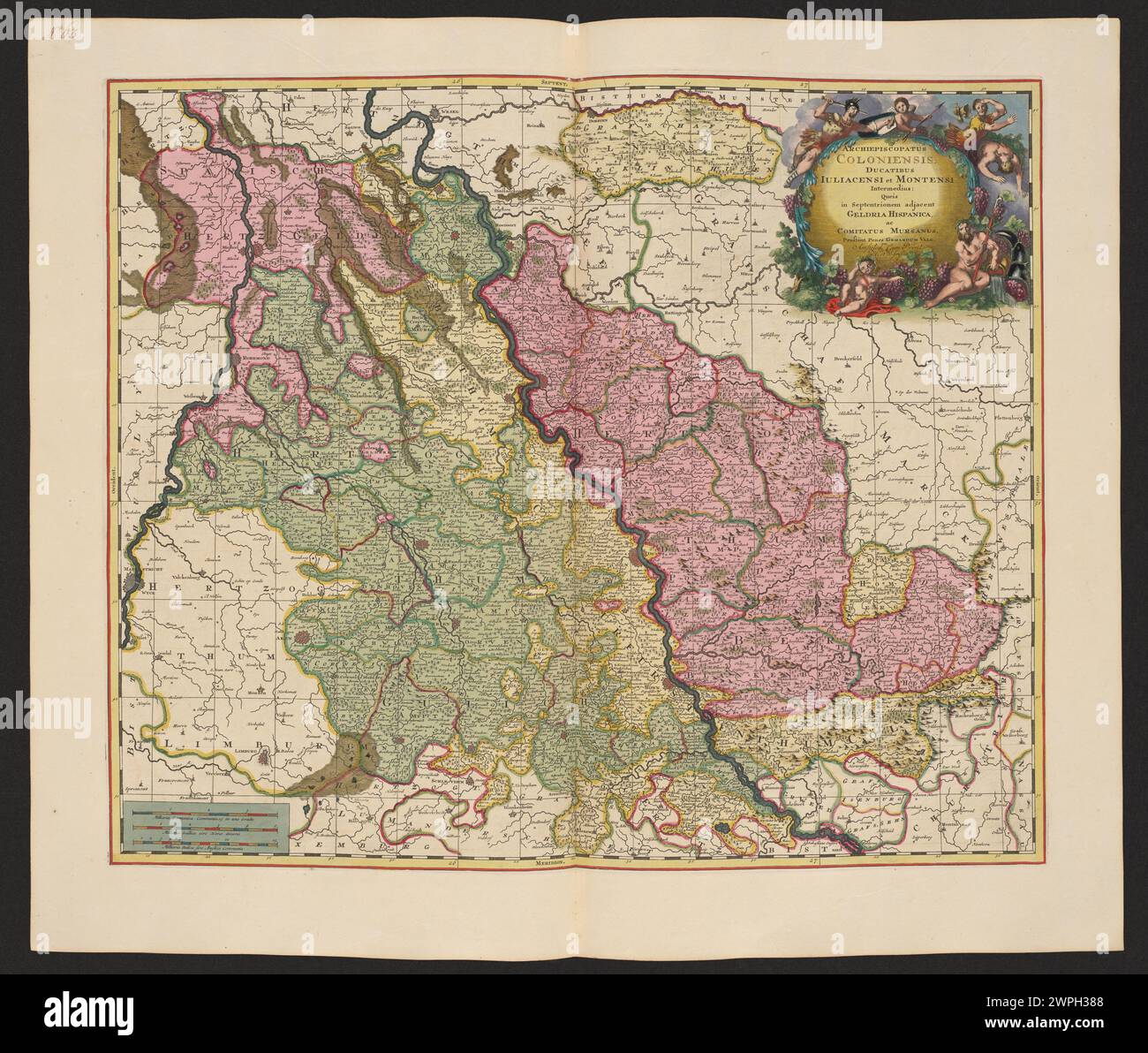 Cologne administrative map hi-res stock photography and images - Alamy