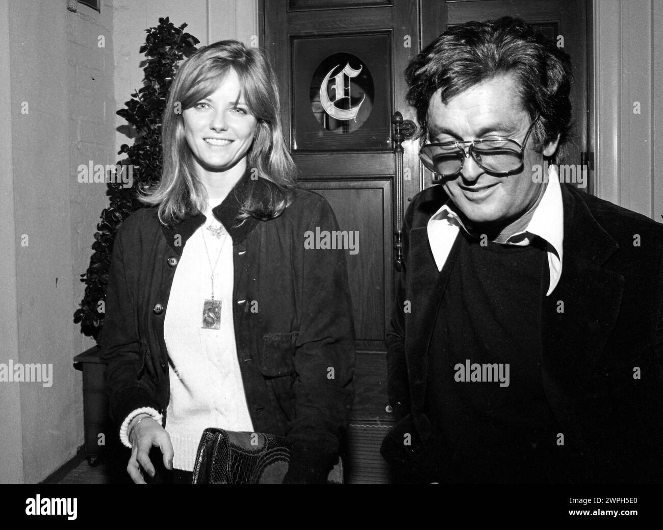 Cheryl Tiegs and Robert Evans seen leaving Chasen's Circa 1980's Credit ...