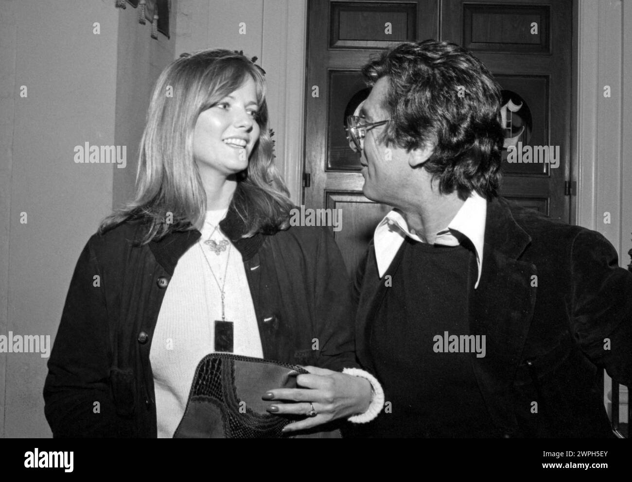Cheryl Tiegs and Robert Evans seen leaving Chasen's Circa 1980's Credit ...