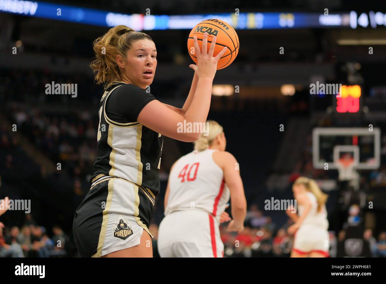 Minneapolis, Minnesota, USA. 7th Mar, 2024. Purdue Boilermakers forward ...