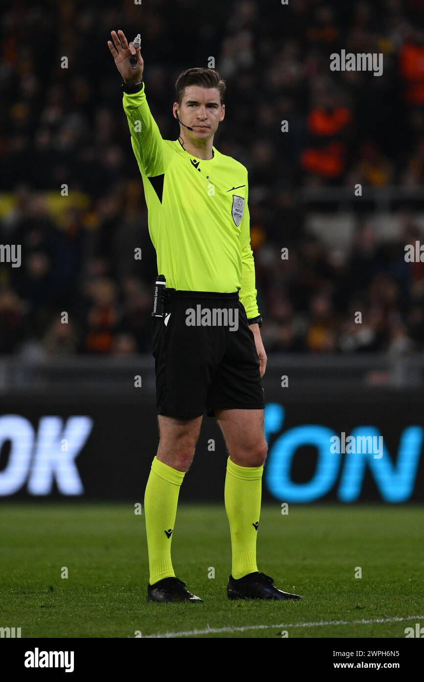 Rome, Italy. 07th Mar, 2024. Referee Francois Letexier (FRA) during the ...