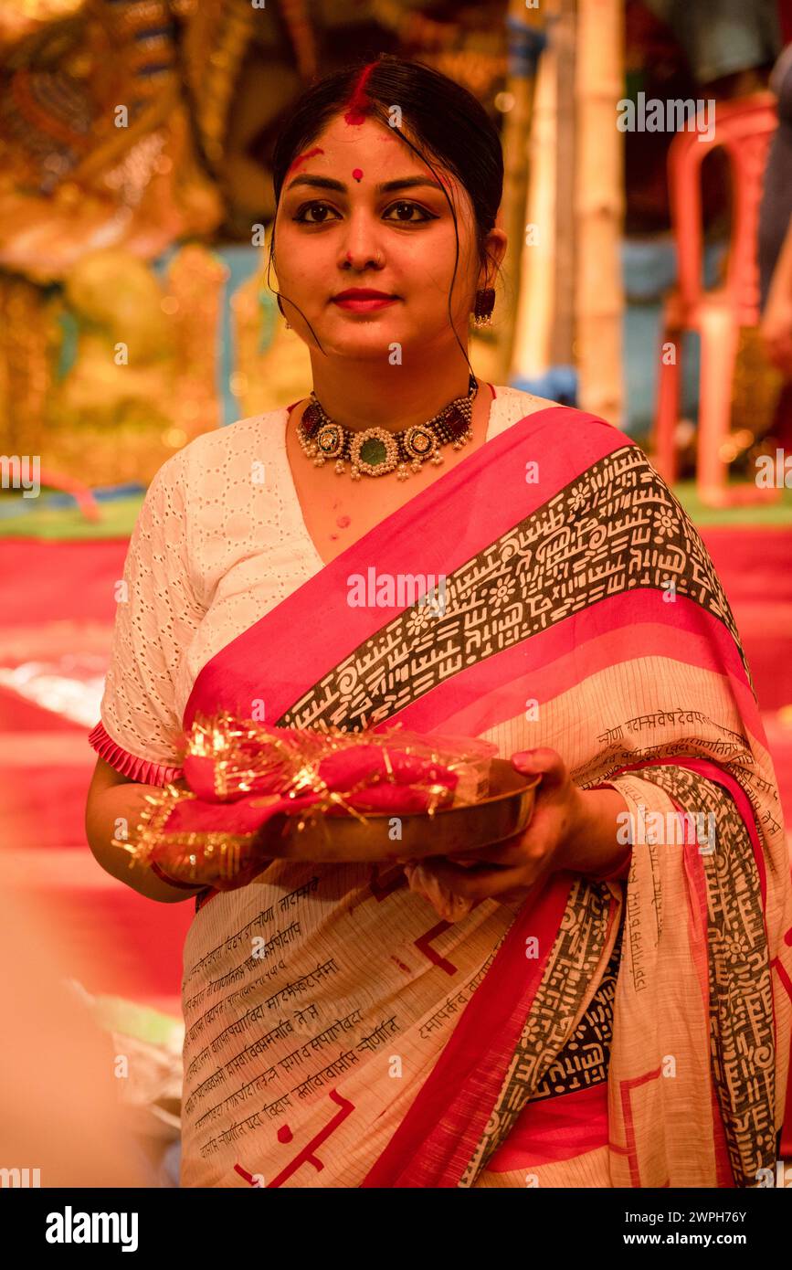 "Sindur Khela" is a cherished tradition among Bengali married women, celebrated on the final day ...