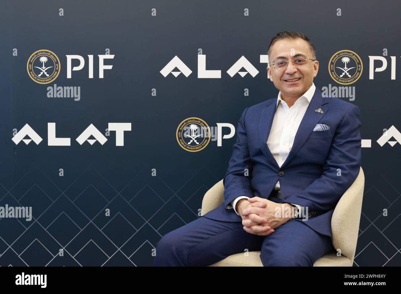 Riyadh, Saudi Arabia. 4th Mar, 2024. The Global CEO of Saudi Alat Amit ...