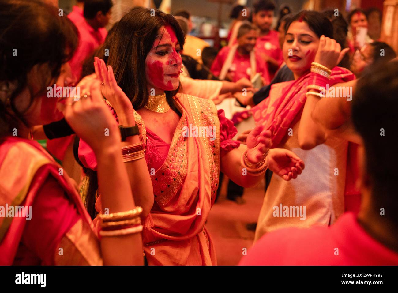 "Sindur Khela" is a cherished tradition among Bengali married women ...