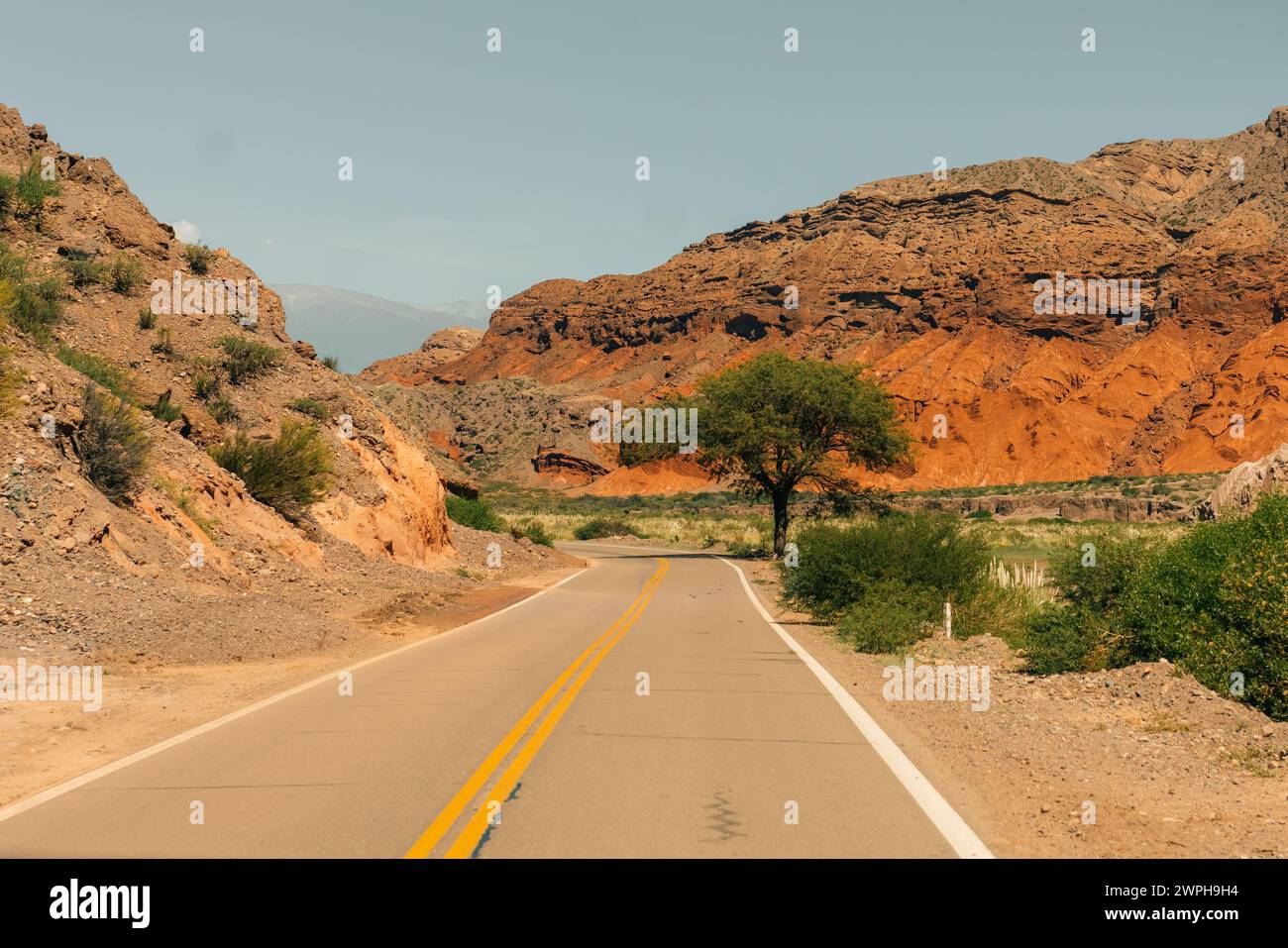 Road between Salta and Cafayate, Quebrada de las Conchas National Route ...