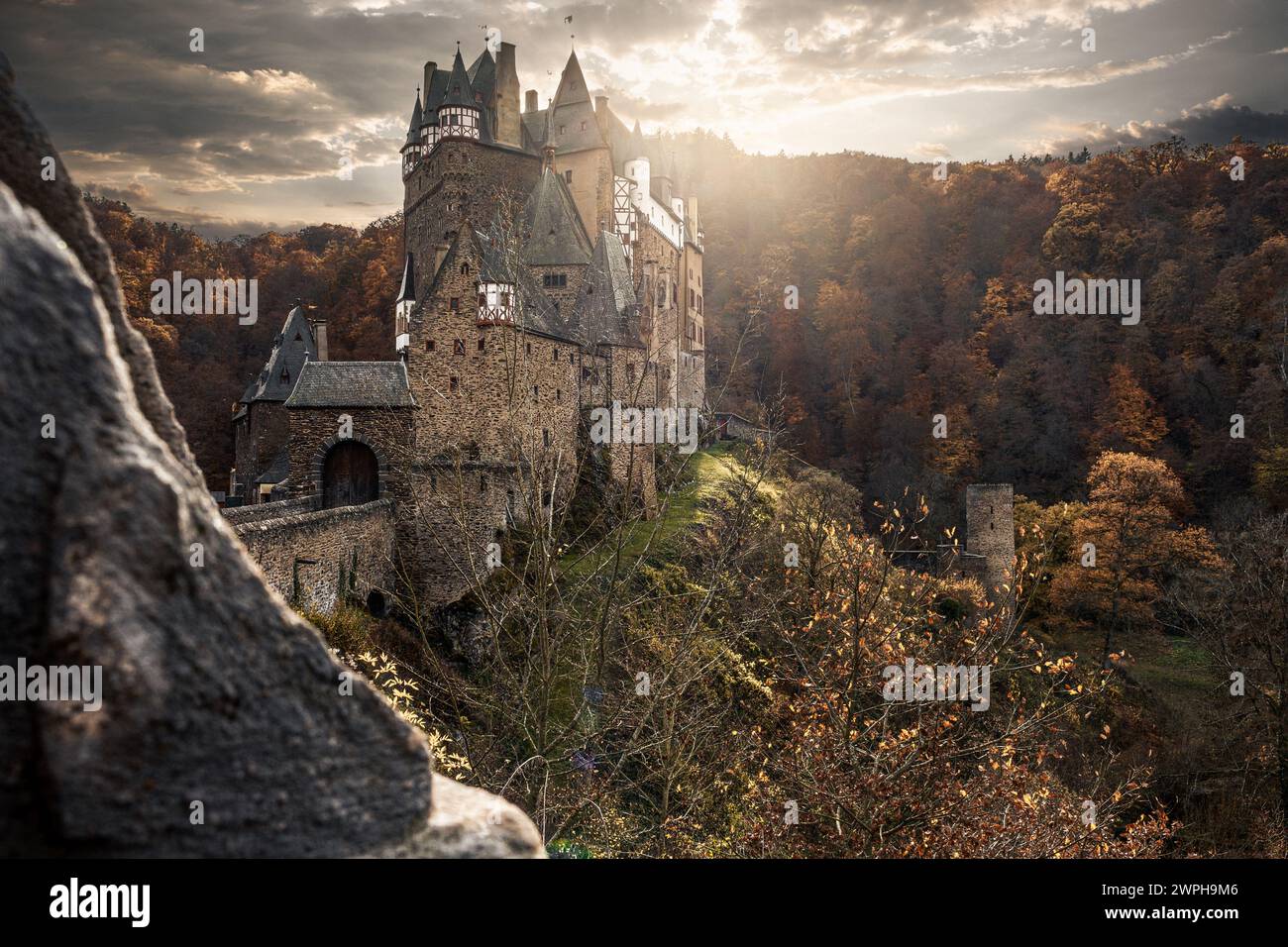 Eltz castle in autumn hi-res stock photography and images - Alamy