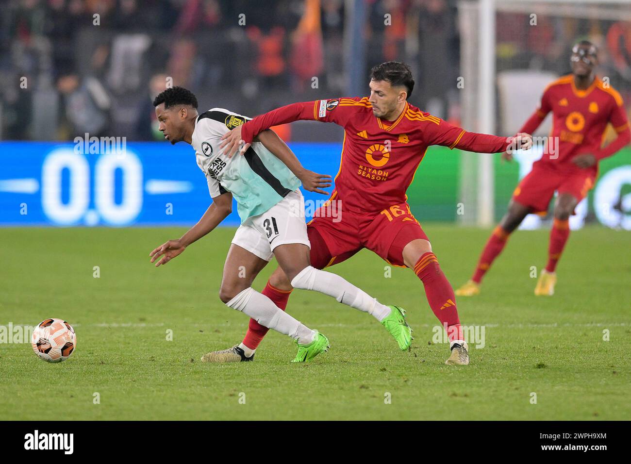 7th March 2024, Stadio Olimpico, Roma, Italy; Uefa Europa League ...