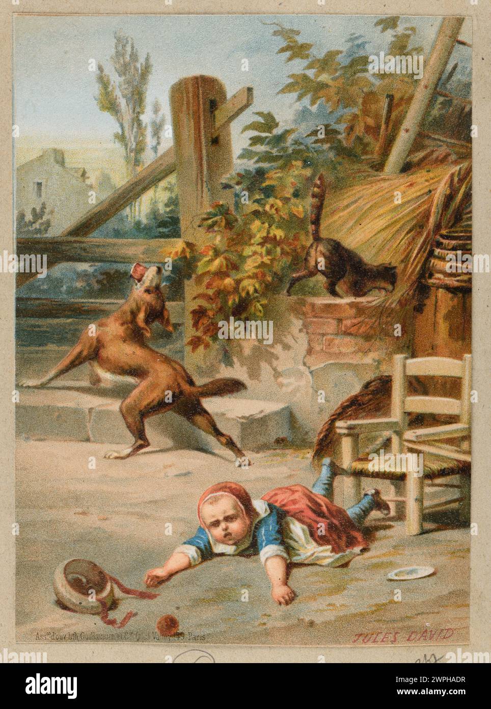 'Robbers,' created between 1860 and 1870 by Jules David and published ...