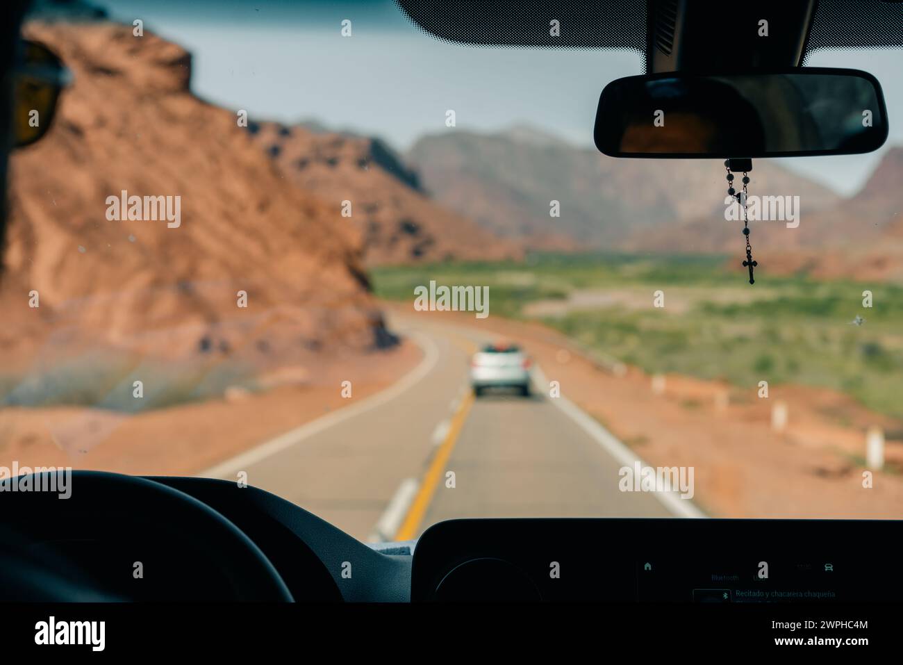 Road between Salta and Cafayate, Quebrada de las Conchas National Route ...