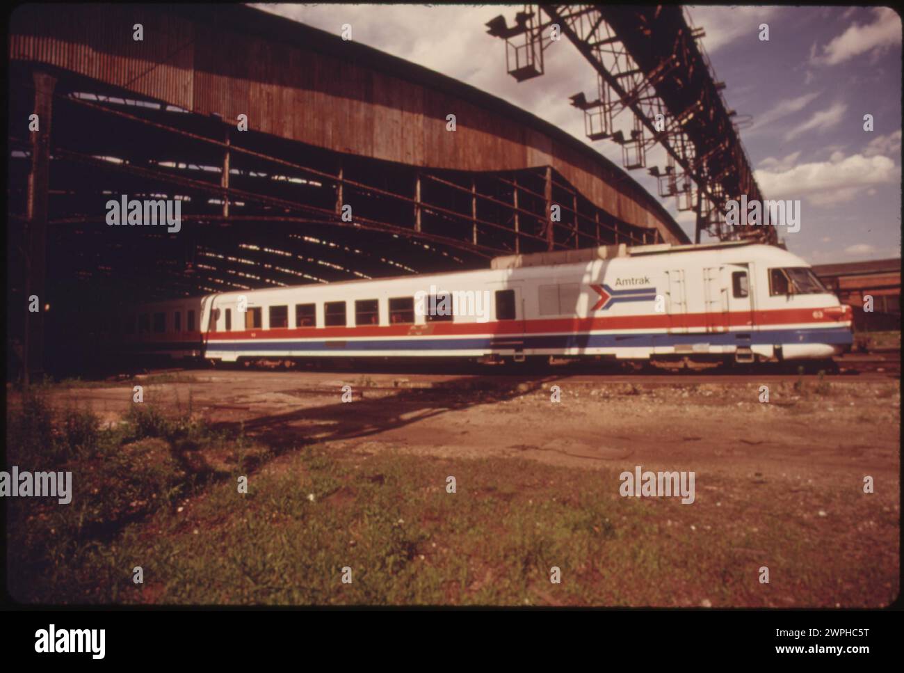 , St. Louis, Missouri, United States, June 1974 . Amtrak Turboliner ...