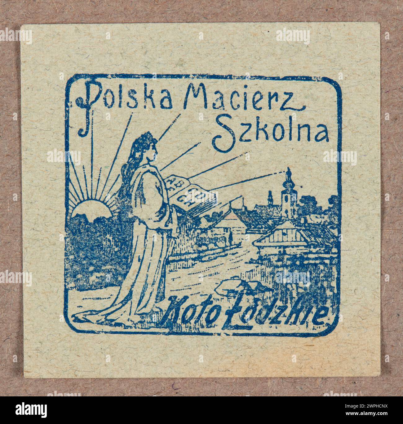 Case printing representing women from the book and text: Polish school ...