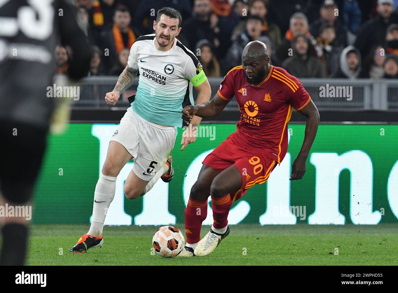 Stadio Olimpico, Rome, Italy. 7th Mar, 2024. Europa League, Round of 16 ...