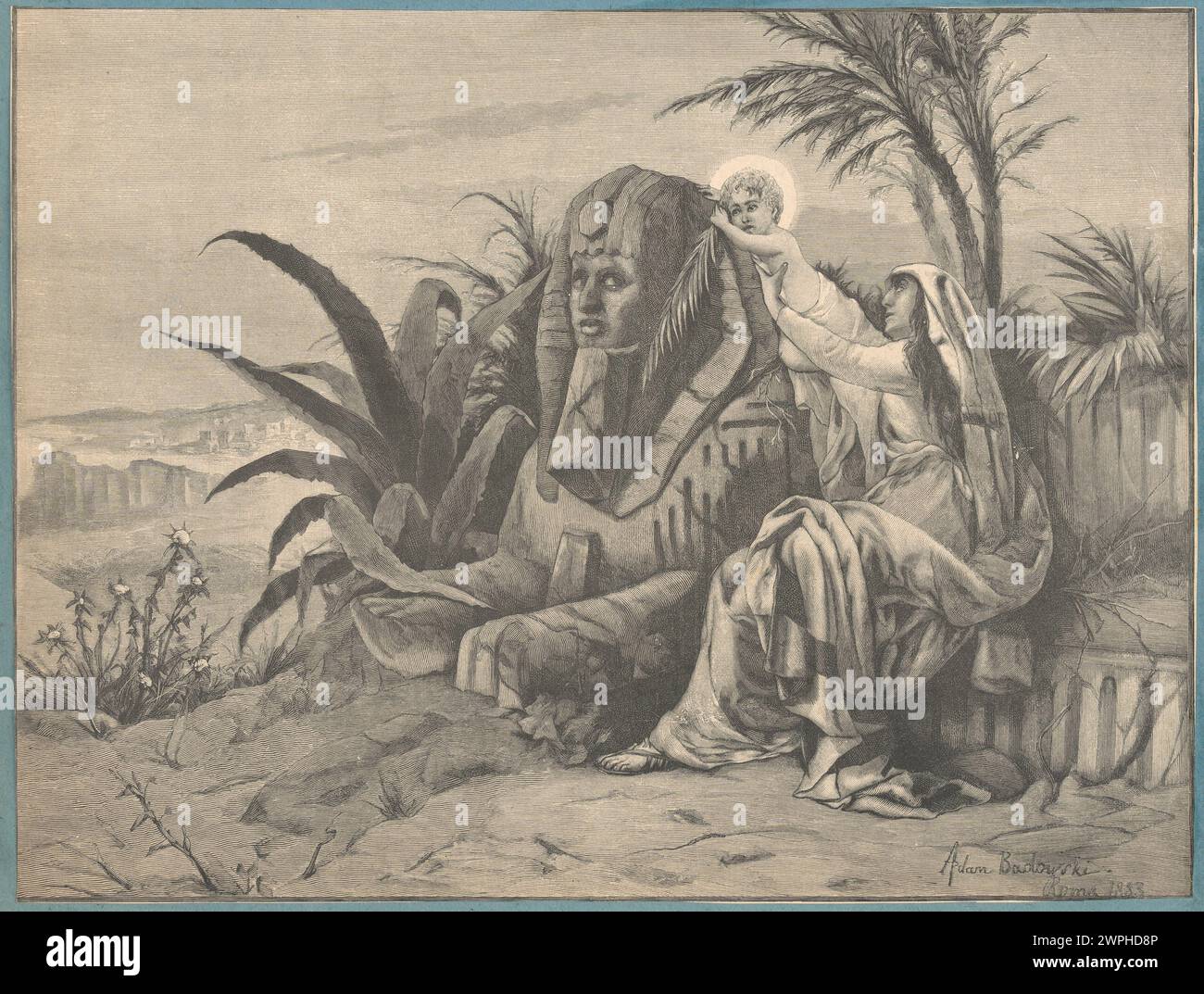 Illustration of a sphinx, created by Edward Nich and Adam Badowski in ...