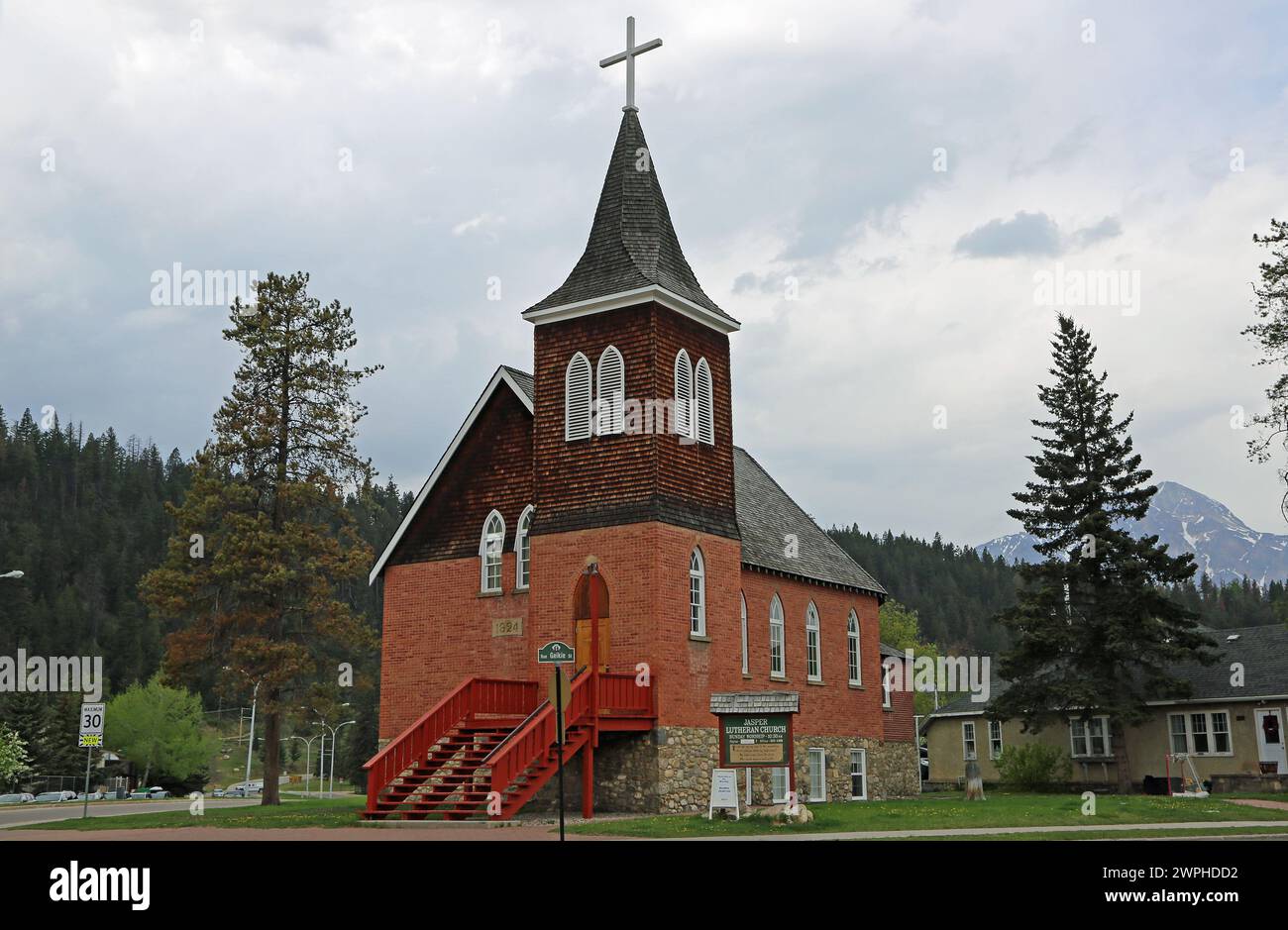 Lutheran church tower hi-res stock photography and images - Alamy