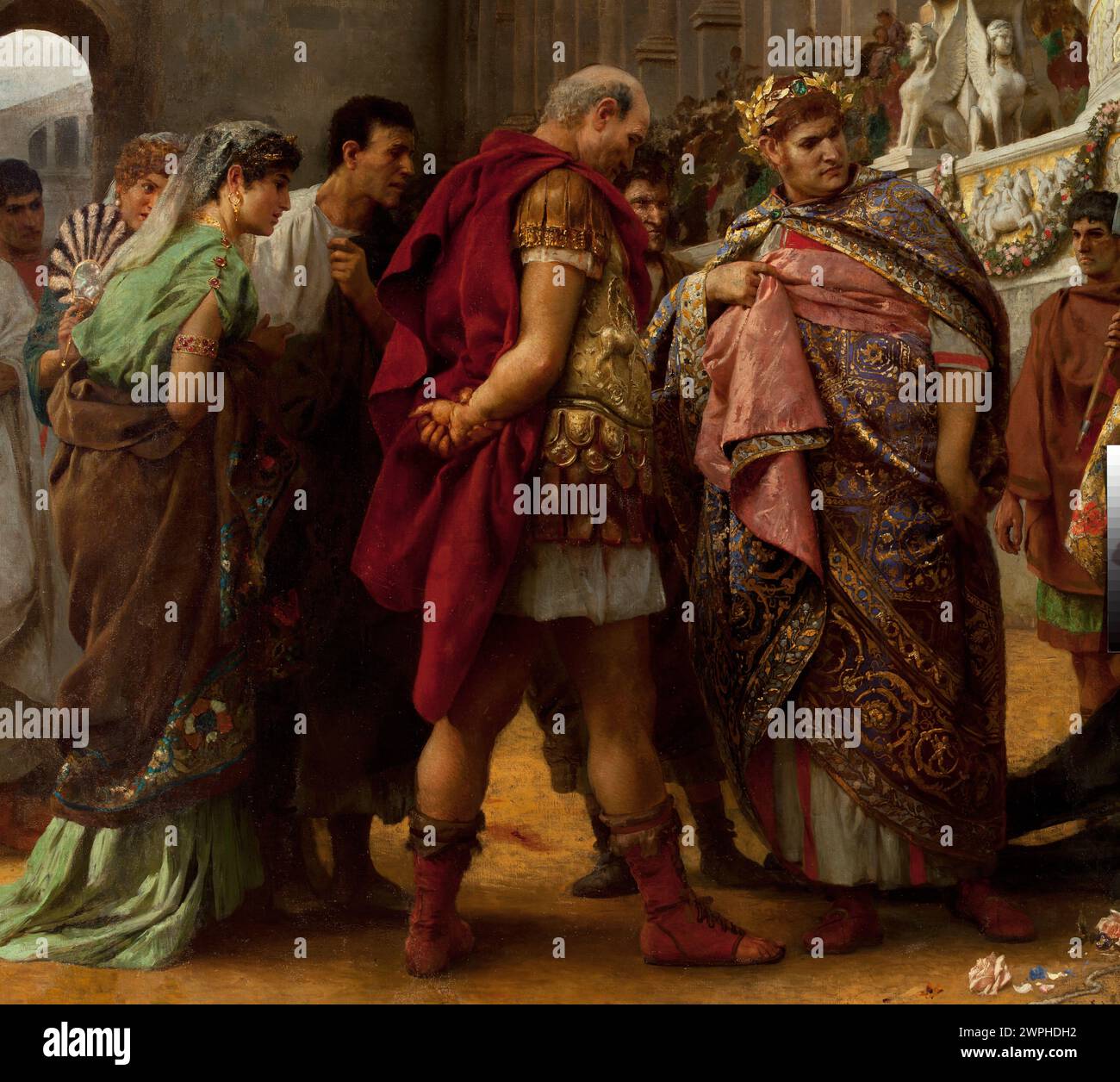 Emperor nero painting hi-res stock photography and images - Alamy