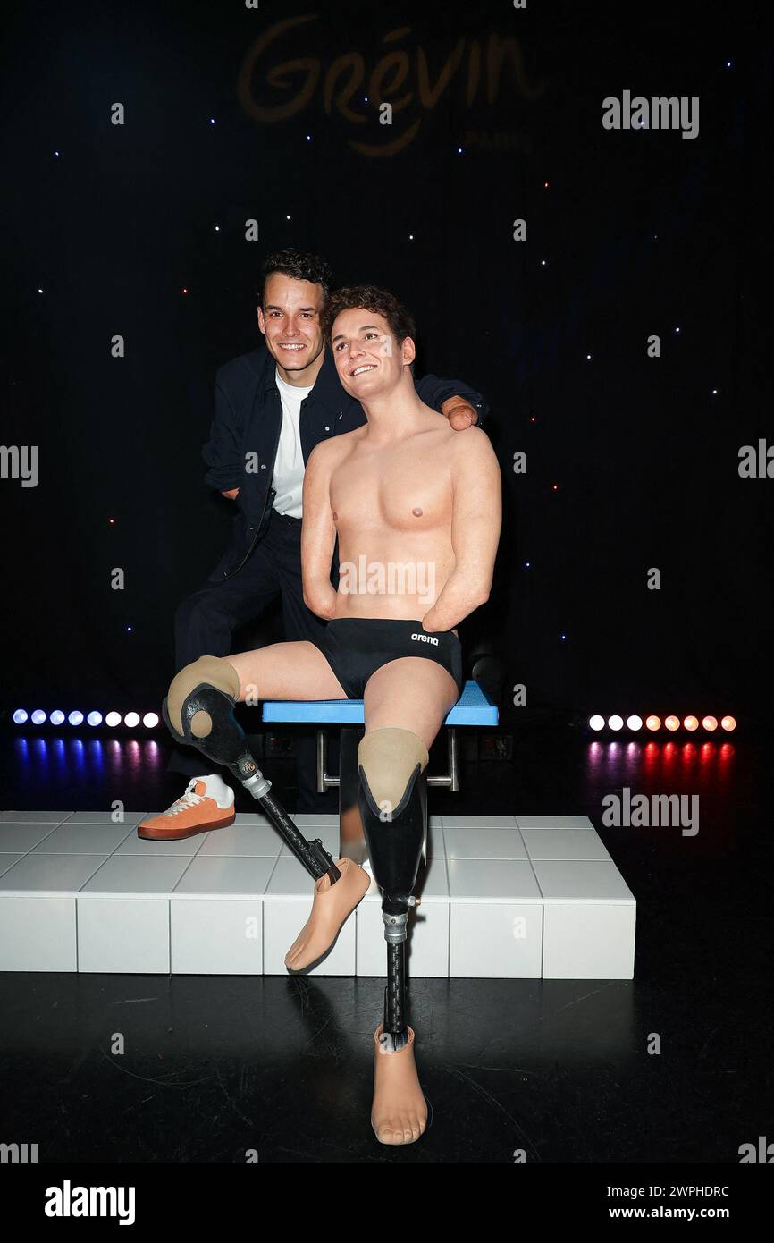 Paris, France. 07th Mar, 2024. French disabled swimmer Theo Curin ...