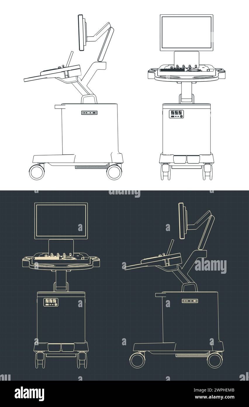 Ultrasound machine Stock Vector Images - Alamy