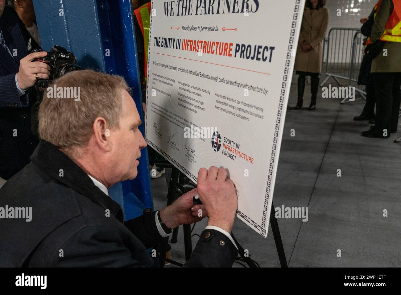 New York, New York, USA. 7th Mar, 2024. Janno Lieber, MTA Chair and CEO ...