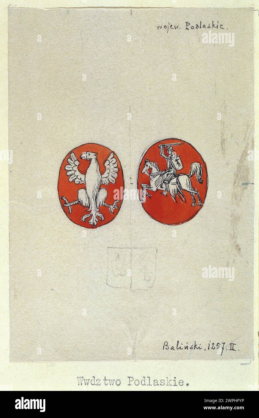 The coat of arms of the Podlasie Voivodship according to the ...