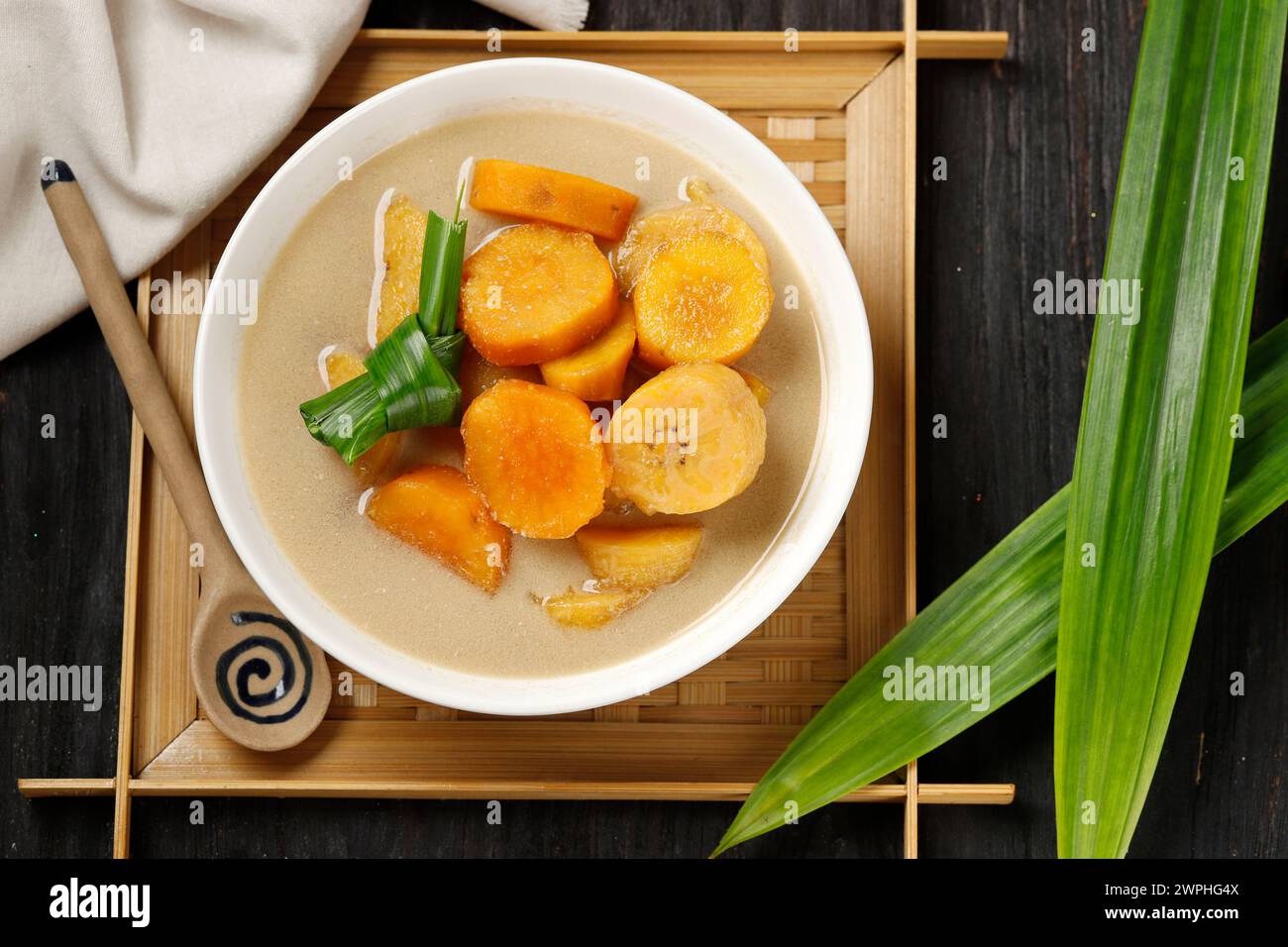Kolak Ubi Pisang, Banana and Sweet Potato Compote Popular Menu for ...