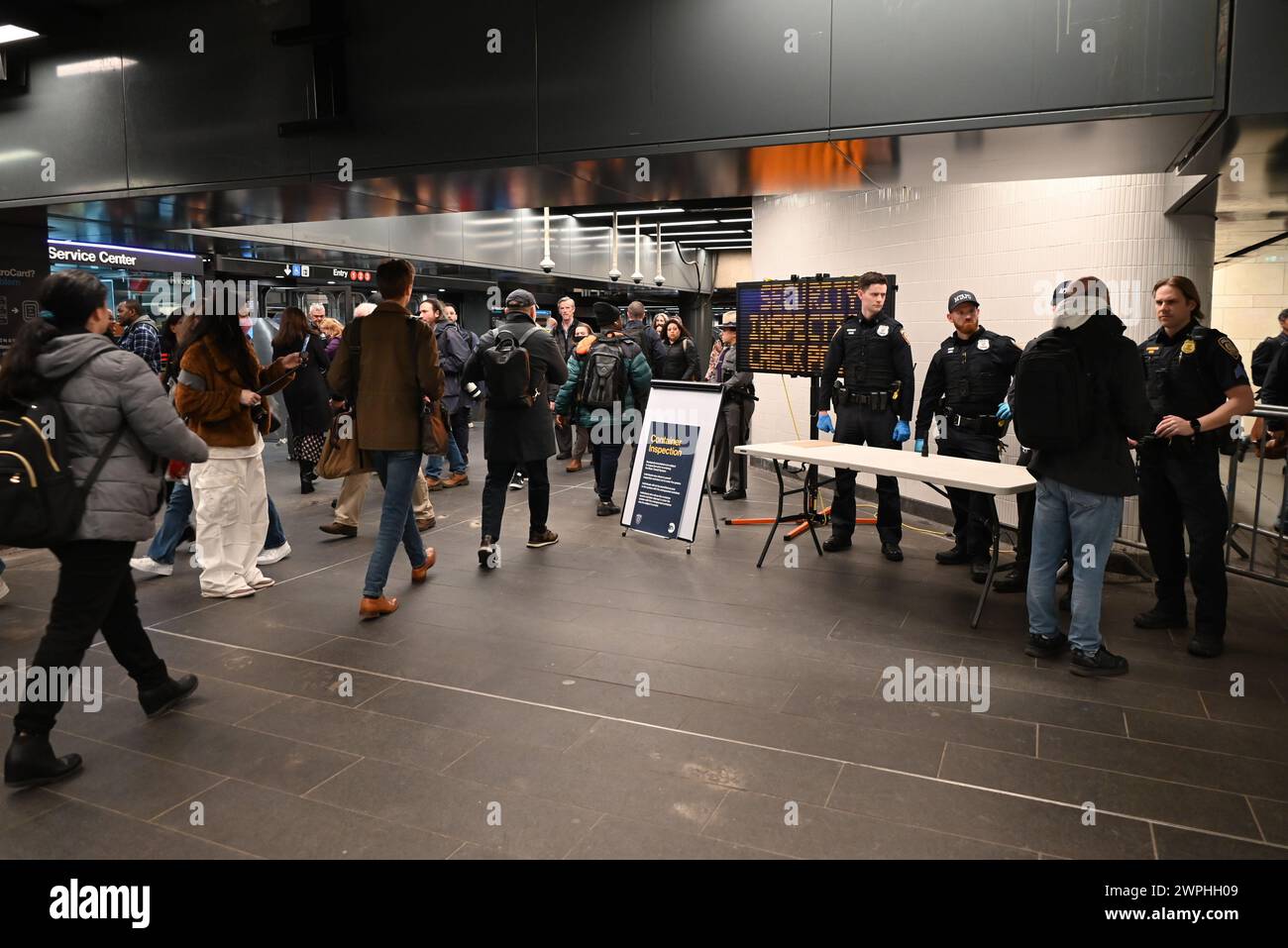 Manhattan, New York, USA. 7th Mar, 2024. (NEW) National Guard, MTA ...