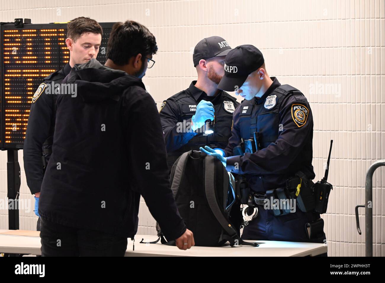 Manhattan, New York, USA. 7th Mar, 2024. (NEW) National Guard, MTA ...