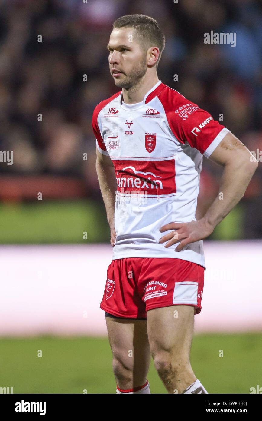 Matt Parcell of Hull KR during the Betfred Super League Round 4 match ...