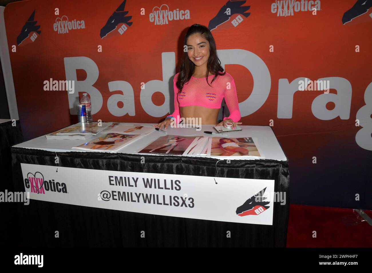 MIAMI, FL - SEPTEMBER 06: Porn Star Emily Willis at Exxxotica Miami 2019 at The Miami Airport ...