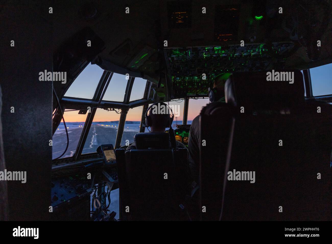New York Air National Guard Lt. Col. Christopher Husher and Capt ...